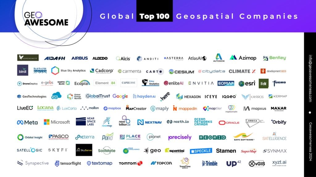 north.io recognised among Global Top 100 Geospatial Companies in 2024